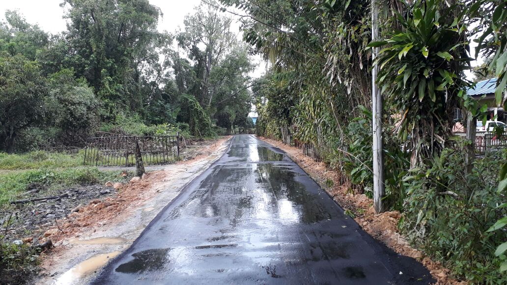 2017 - Project pembuatan akses jalan desa menggunakan ROTEC, di Papar ...